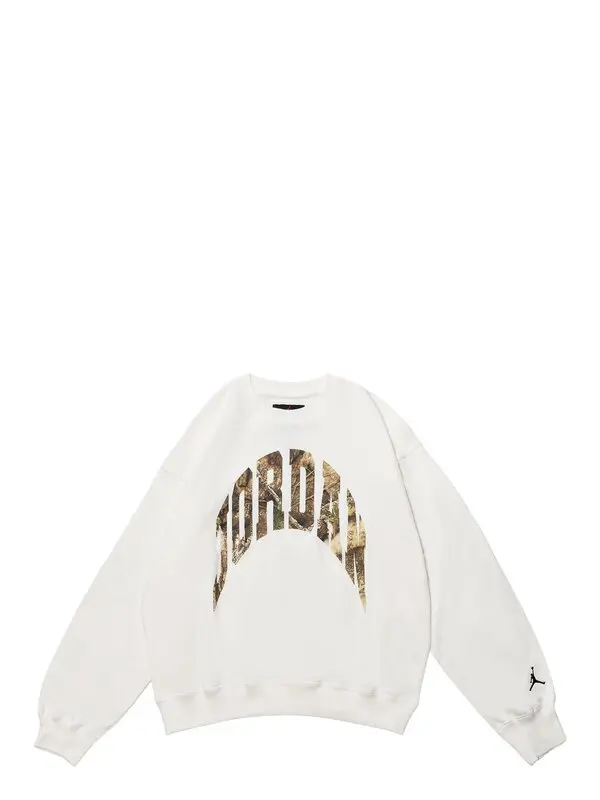 JORDAN Realtree French Terry Crewneck - White