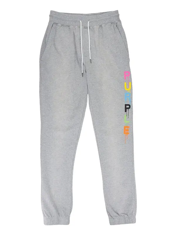 PURPLE BRAND French Terry Sweatpants - Grey