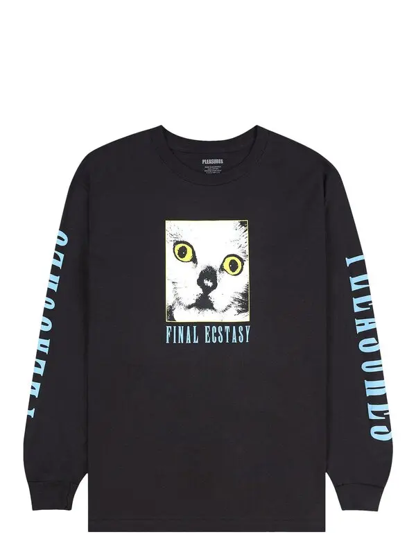 PLEASURES Long Sleeve T-shirt - Black