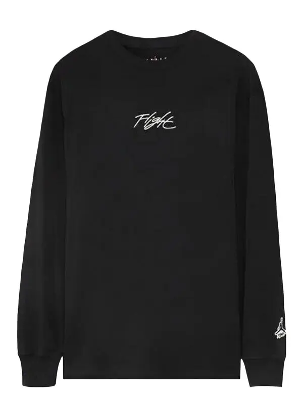 JORDAN Flight Essentials Long Sleeve Tee - Black