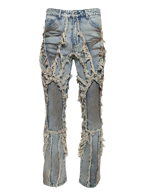 WHO DECIDES WAR BY EV BRAVADO Window Ray Denim Jeans - Blue