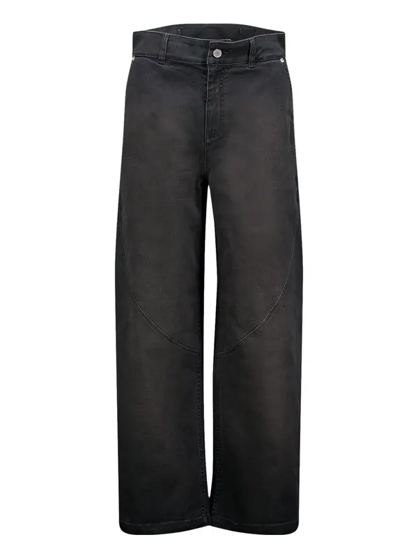 JORDAN 91 Wide-leg Pants - Black