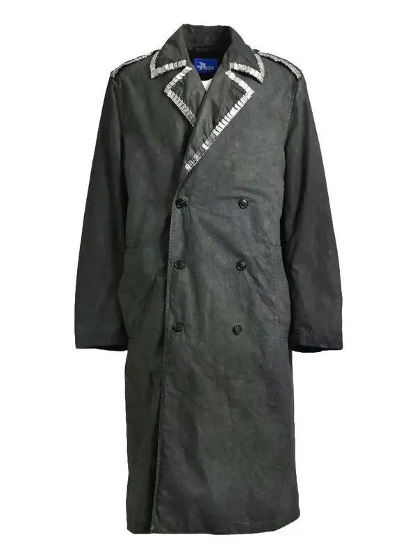 MARKING DISTANCE Double-breasted Coat - Grey