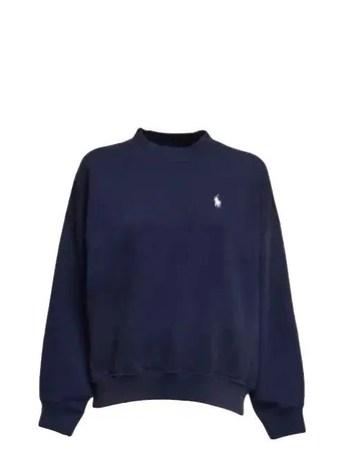 Polo Ralph Lauren Vintage Fleece Sweatshirt - Newport Navy Blue