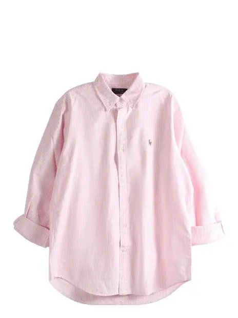 Polo Ralph Lauren Classic Oxford Sport Longsleeve Shirt - New Rose White