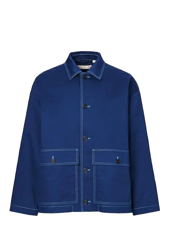 Uniqlo Oversized Utility Jacket - Blue