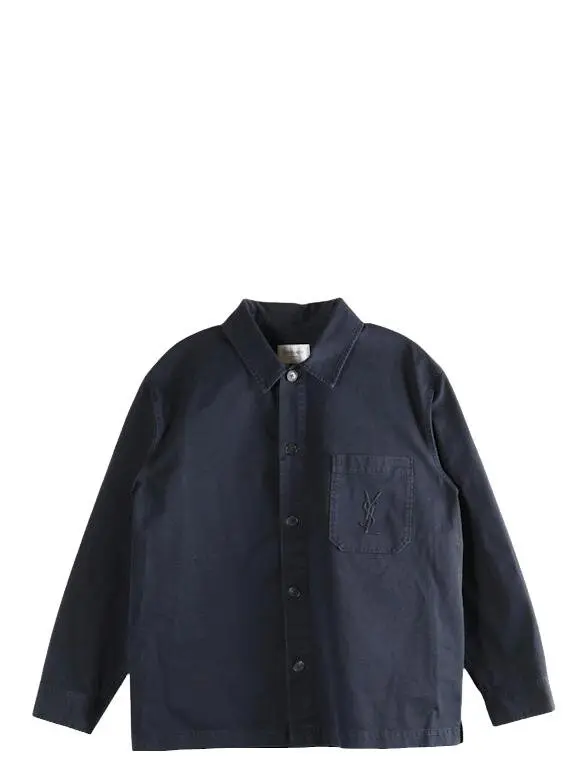 Saint Laurent Downtown Overshirt - French Navy Blue