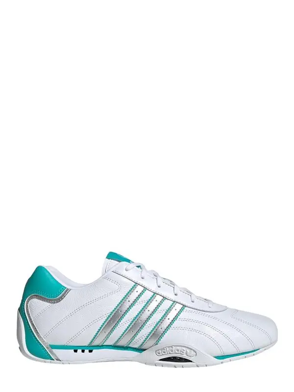 Adidas Adiracer Lo Mercedes Amg Petronas F1 Team Sneakers - Cloud White/matte Silver/semi Mint Rush