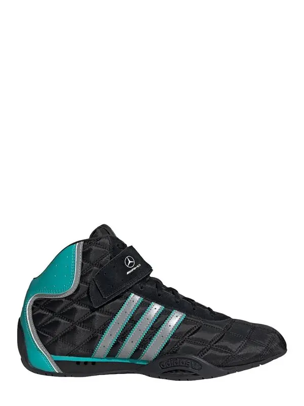 Adidas Adiracer Hi Mercedes Amg Petronas F1 Team Sneakers - Core Black/matte Silver/semi Mint Rush