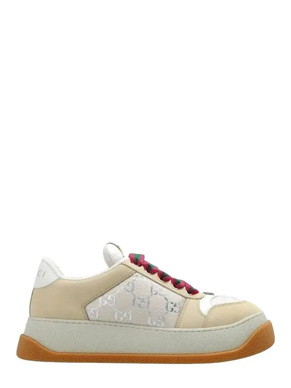 Gucci Screener Gg Monogram Sneakers - Beige