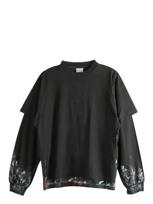 Balenciaga Double T-shirt - Black