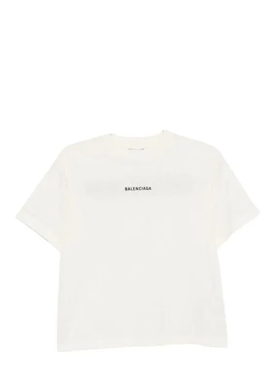 Balenciaga Medium Fit T-shirt - Cream