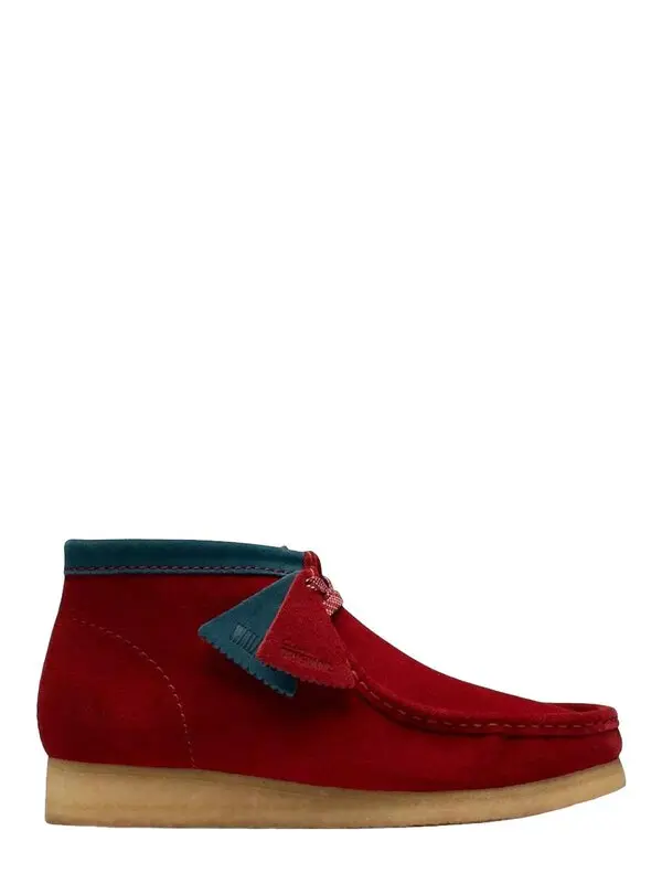 Clarks Originals Wallabee Boot - Dark Red Suede