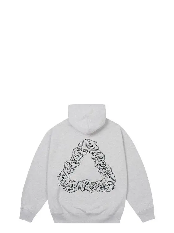 PALACE P3 Piece Hoodie - Grey Marl