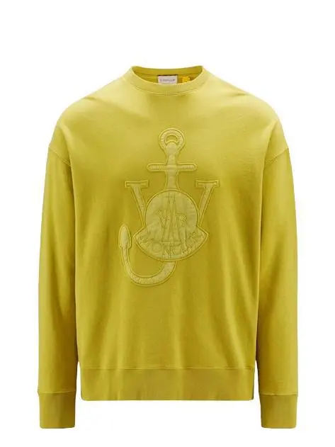Moncler X Jw Anderson Logo Sweatshirt - Yellow