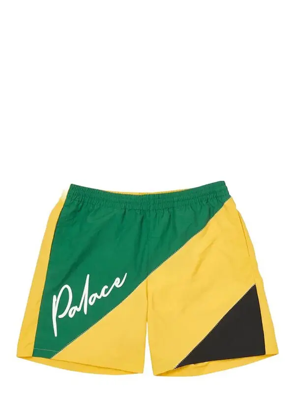 PALACE Sail Shorts - Green/yellow/black