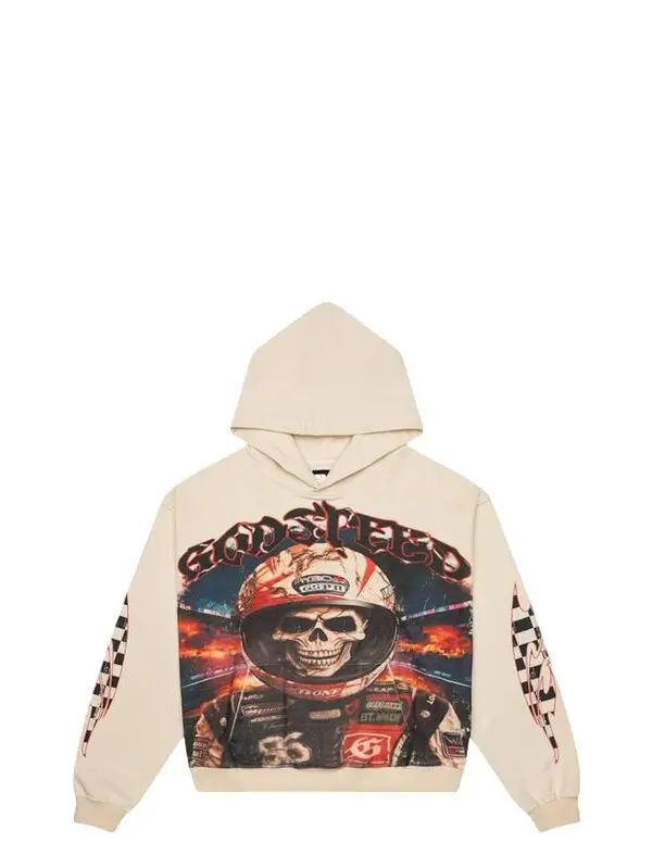 GODSPEED Racer Goldie Hoodie - Bone