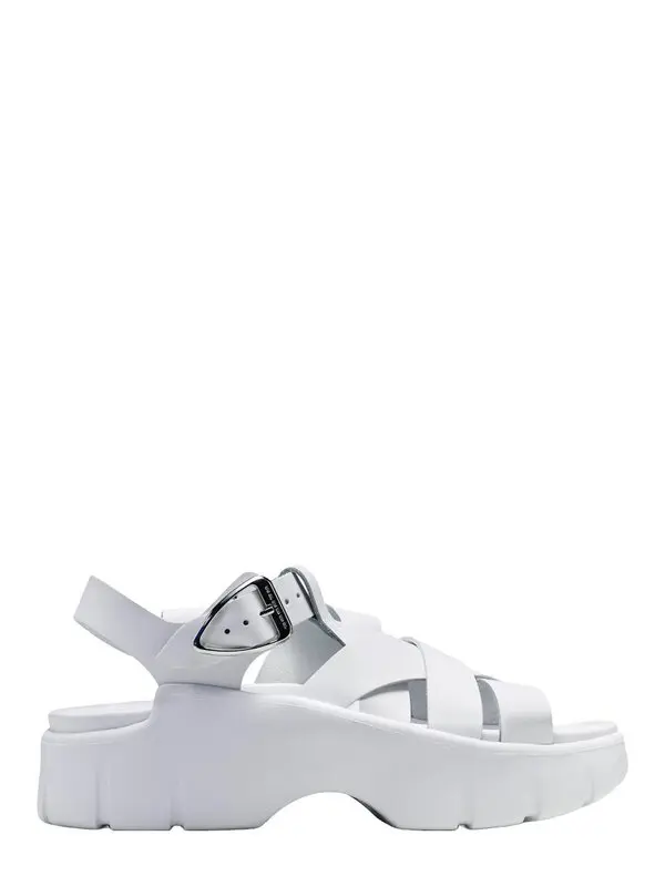 JORDAN Willow Sandal - White/metallic Silver