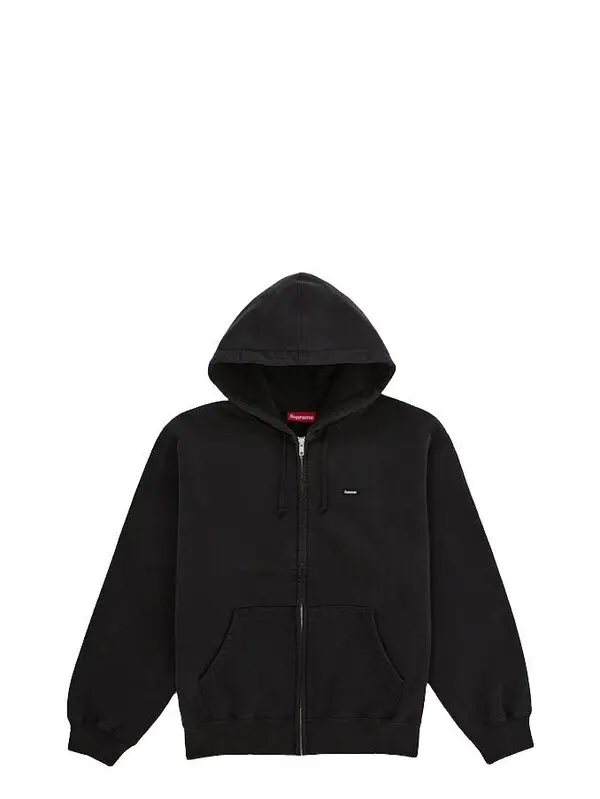 Supreme Small Box Zip Up Sweatshirt - Black