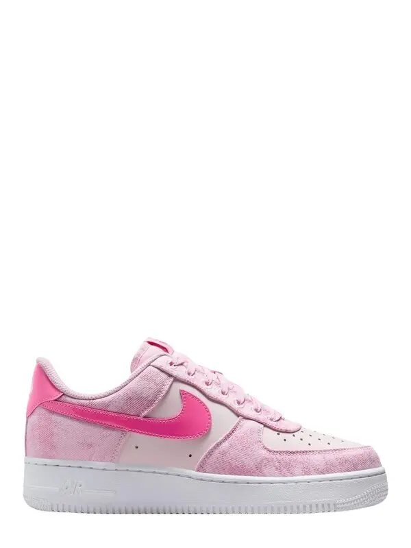Nike Air Force 1 Low '07 Pink Denim Sneakers - Pink Foam/pinksicle/pearl Pink