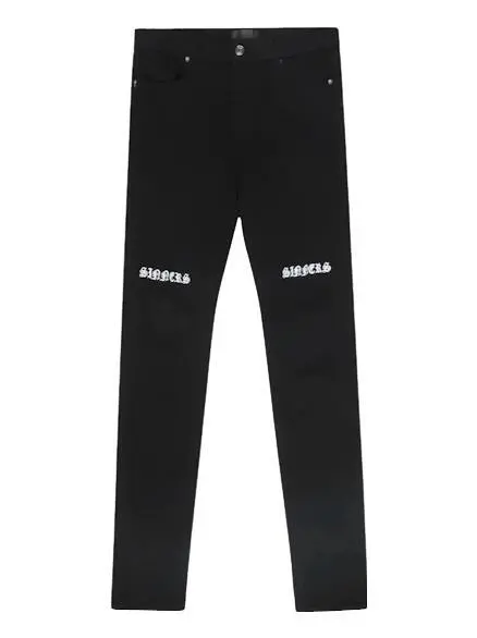 RtA Bryant Skinny Jeans - Black Sinners