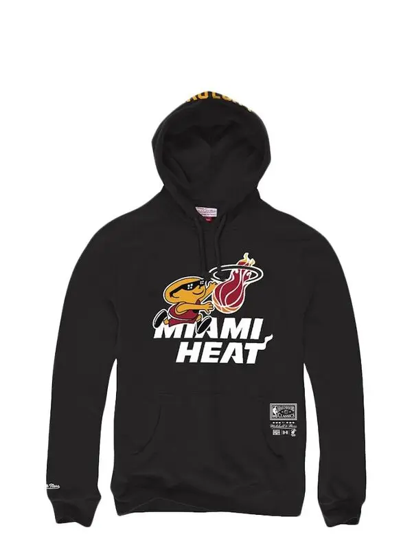 Mitchell & Ness Denzel Curry X Miami Heat Hoodie - Black