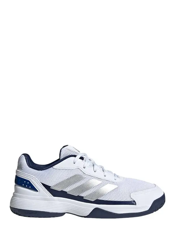 Adidas Crazyquick Padel Sneakers - Cloud White/silver Metallic/dark Blue