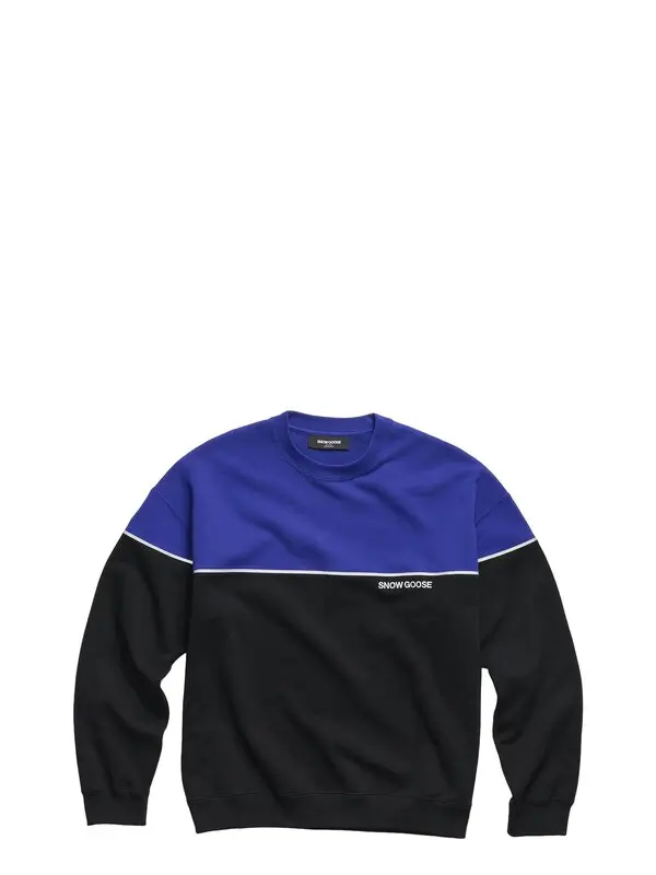 Canada Goose Dawn Crew Relaxed Color Block - Black/azurite Blue