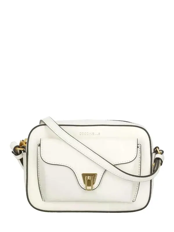 COCCINELLE Beat Soft Leather Shoulder Bag - White