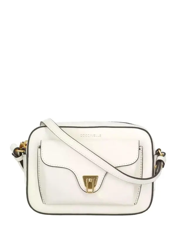 COCCINELLE Beat Soft Leather Shoulder Bag - White