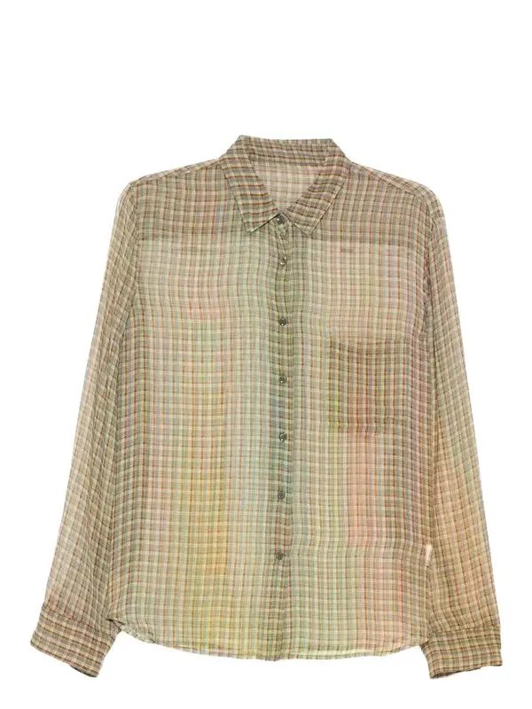 JNBY Plaid Pocket Shirt - Neutrals