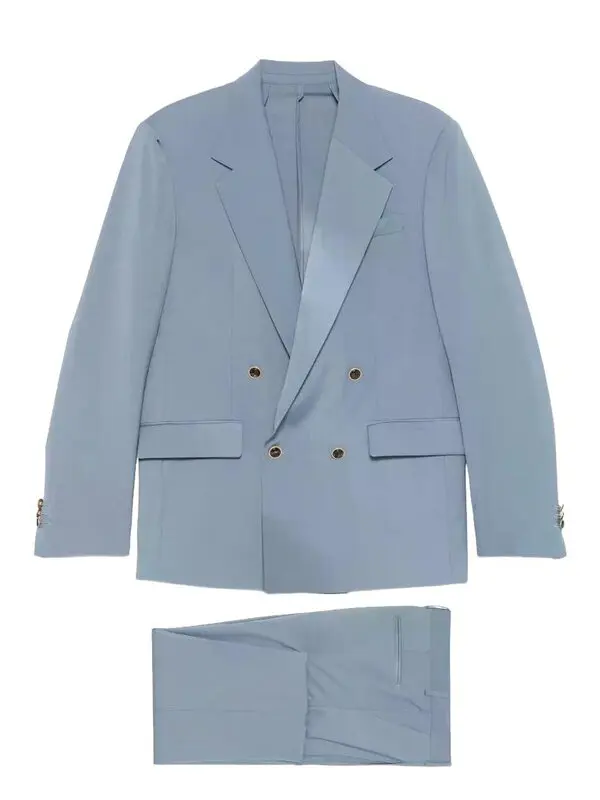MARSEM Double-breasted Suit - Blue