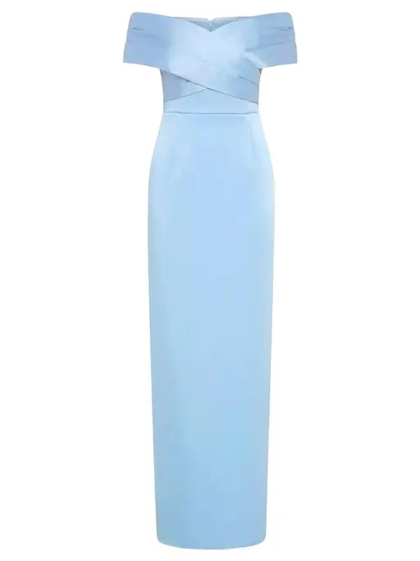Rebecca Vallance Kai Off-shoulder Maxi Dress - Blue