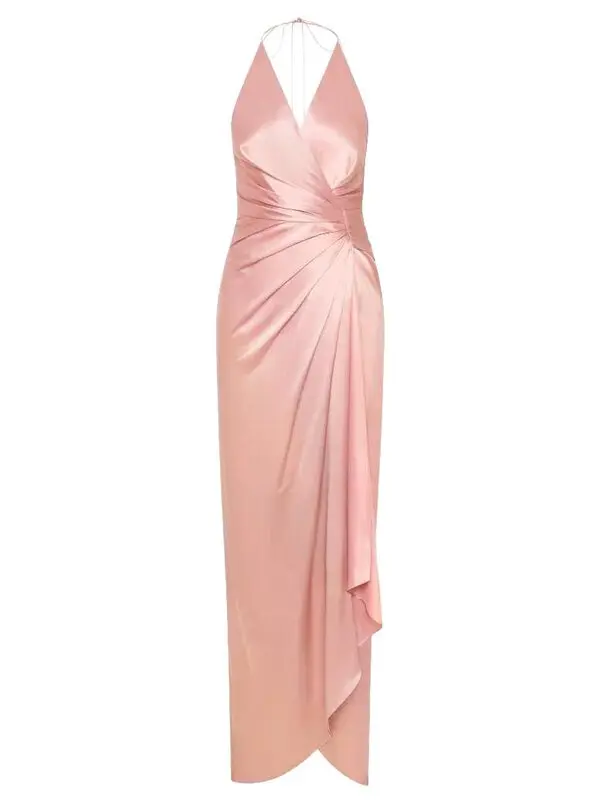 Rebecca Vallance Billy V-neck Maxi Dress - Pink