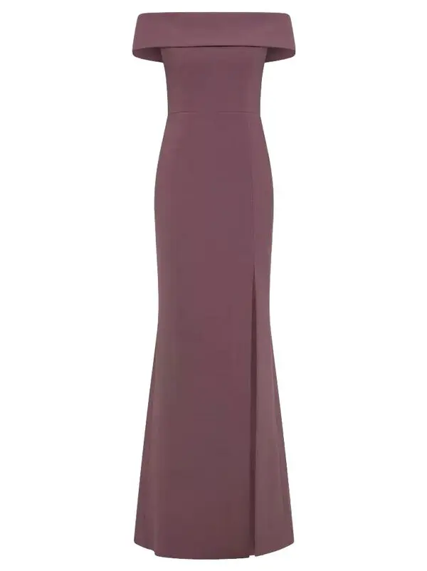 Rebecca Vallance Venice Off-shoulder Maxi Dress - Purple