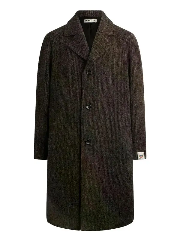 Bally Notched-lapel Coat - Grey
