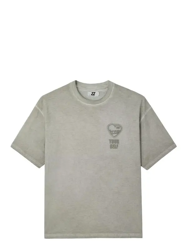 Izzue Logo-embroidered T-shirt - Grey