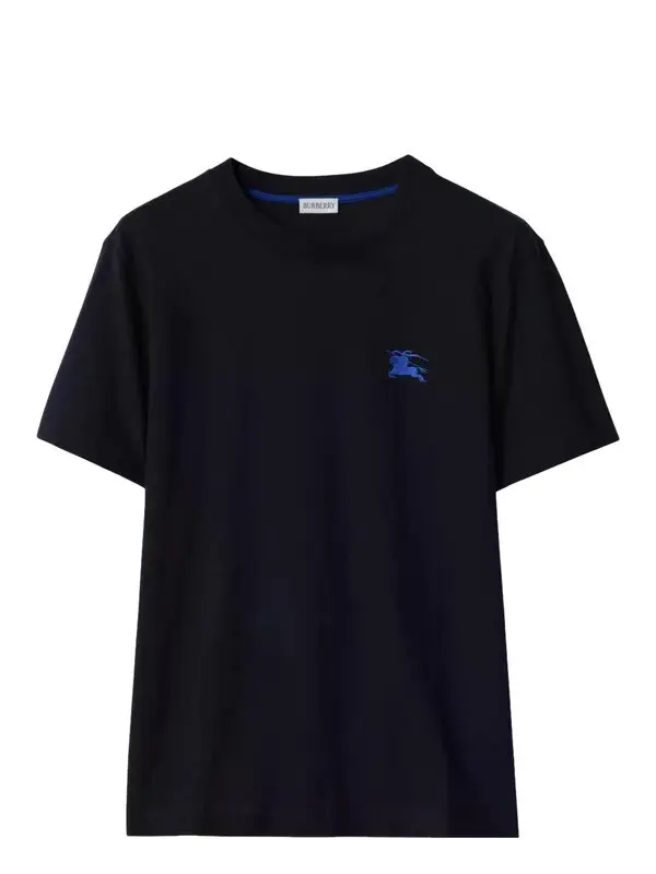Burberry Equestrian Knight-embroidered T-shirt - Black