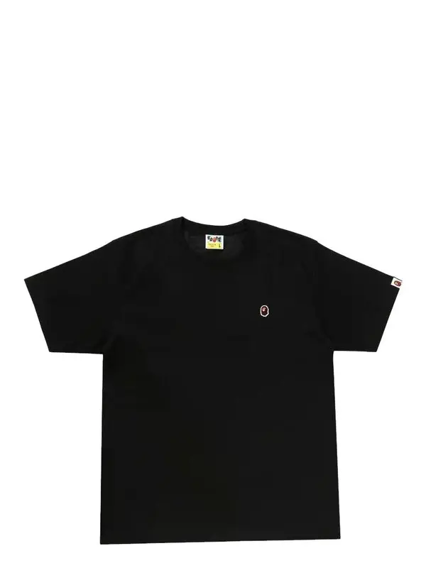A BATHING APE Ape Head Embroidered T-shirt - Black