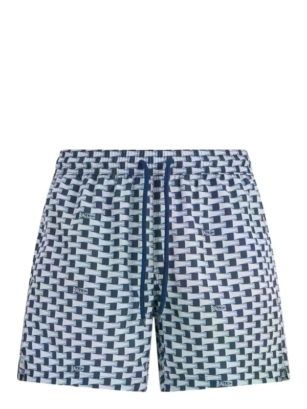 Bally Printed Swim Shorts - Blue