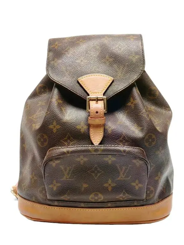 LOUIS VUITTON 2000 Monogram Montsouris Mm Backpack - Brown