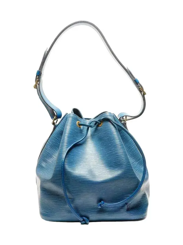 LOUIS VUITTON 1995 Petit Noe Epi Shoulder Bag - Blue