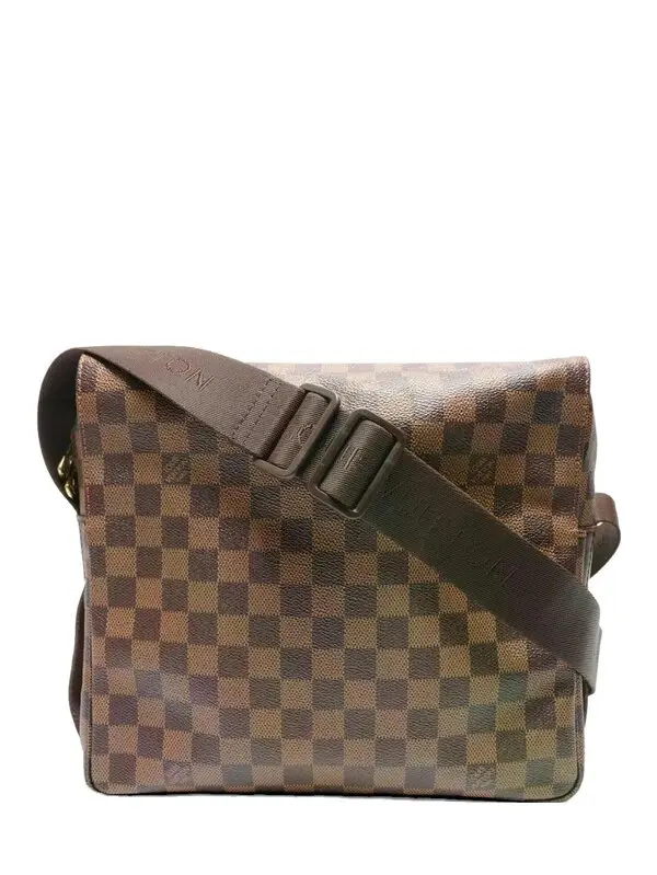 LOUIS VUITTON 2005 Damier Naviglio Shoulder Bag - Brown
