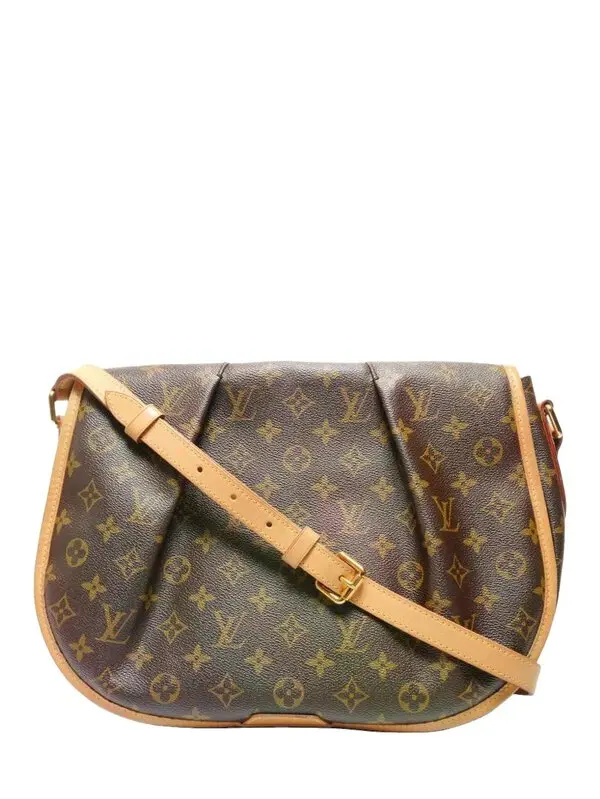 LOUIS VUITTON 2011 Monogram Menilmontant Mm Shoulder Bag - Brown