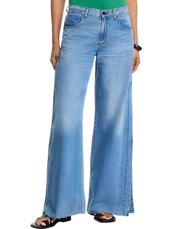ASKK NY Longboarder Wide Leg Jeans - Blondie