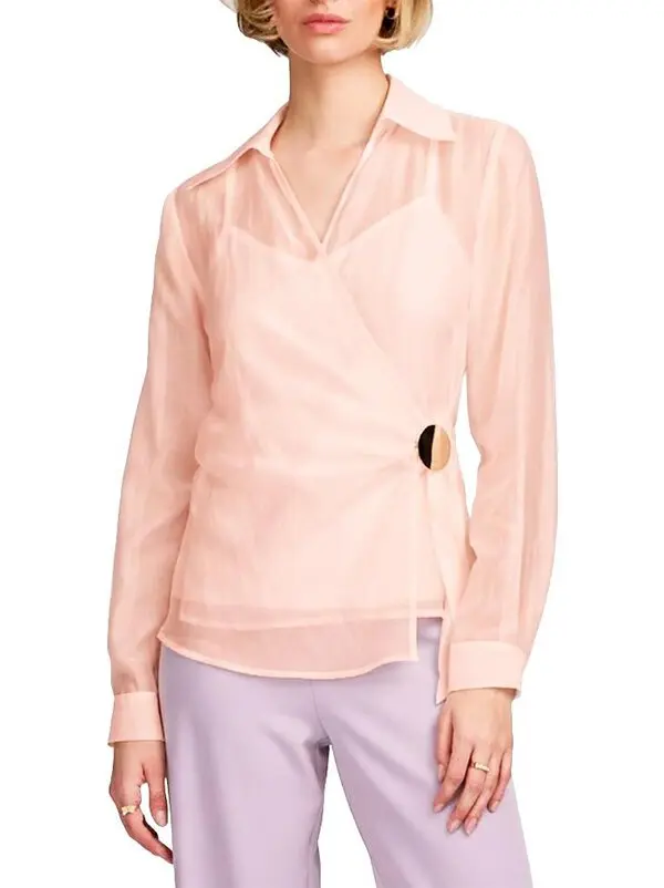 ELLE COLLECTION Hardware Shirt - Pink Blush