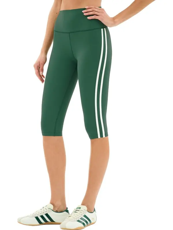 Splits59 Ella High Waist Capri Leggings - Arugula/white