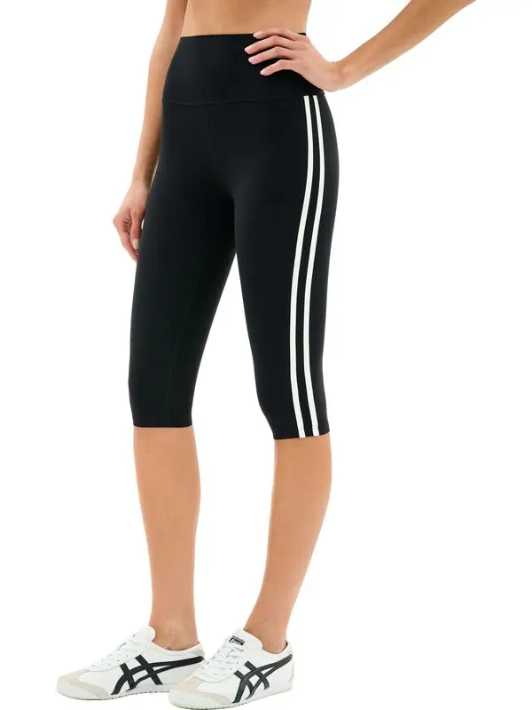Splits59 Ella High Waist Capri Leggings - Black/white