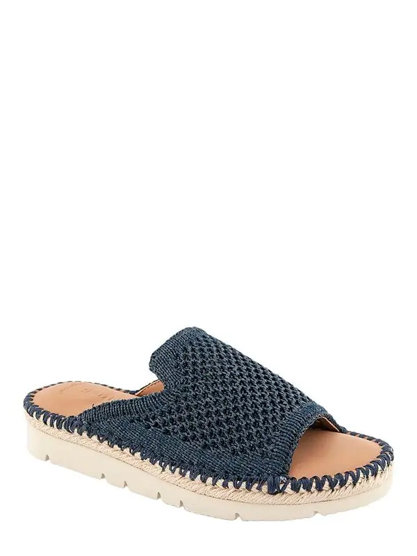 KENNETH COLE Leilani Knit Sandals - Navy Knit