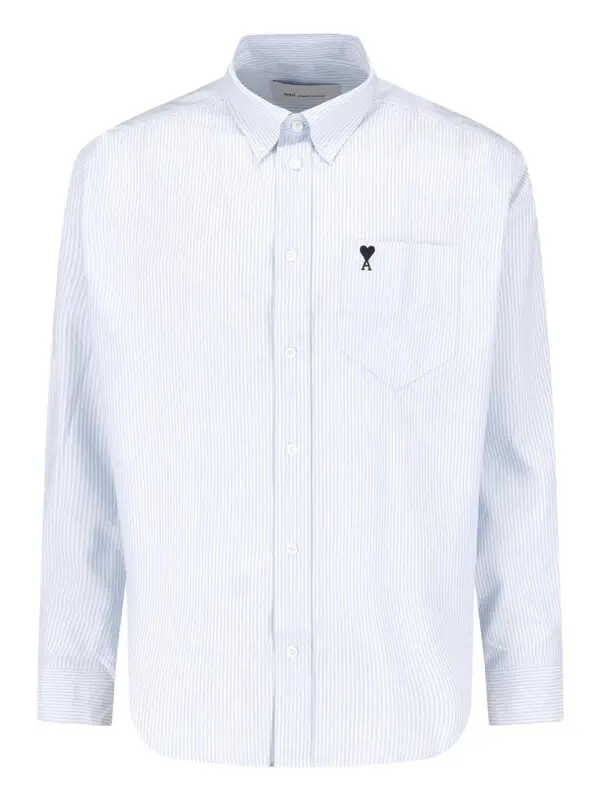 AMI Paris Shirt " De Caur - Light Blue